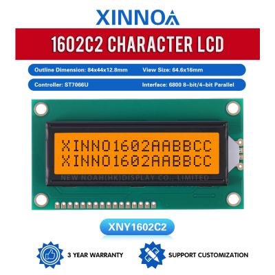 China Gray Film 1602C2 Character LCD Module Display Screen 02*16 LCD Controller ST7066U Support Scheme Development for sale