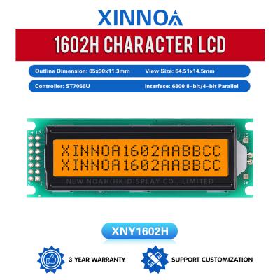 China 1602H LCD Display Module 85x30x11.3mm ST7066U 14PIN Dual Row Interface for sale