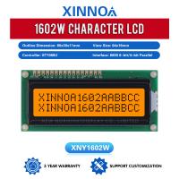 China 16x2 Character LCD Module 1602W 80x30mm ST7066U Controller COB Display for sale