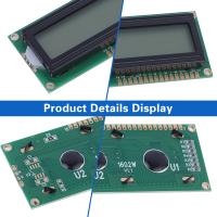 China 16x2 Character LCD Module 1602W 80x30mm ST7066U Controller COB Display for sale