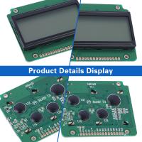China Gray Film 1604B Character Dot Matrix LCD Module 16x04 3.6 Inch ST7066U Multi Language for sale