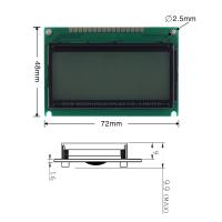 China 1604B-2 16x04 Character LCD Screen 72x48mm COB Display Module ST7066U Industrial for sale