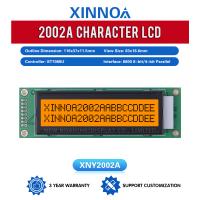 China Gray Film 2002A Character LCD Module Display Screen 02X20 LCD ST7066U Double Row Interface Module for sale