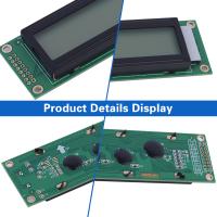 China Gray Film 2002A Character LCD Module Display Screen 02X20 LCD ST7066U Double Row Interface Module for sale