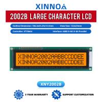 China Gray Film 2002B 20x2 LCD Module ST7066U COB 186.4x43.25mm Industrial Display for sale