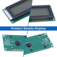 China Gray Film 2002B 20x2 LCD Module ST7066U COB 186.4x43.25mm Industrial Display for sale