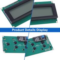 China Gray Film 2004A IIC Adapter Board LCD Module 4*20 4X20 12C Interface 5V Controller ST7066U IIC Adapter Board for sale