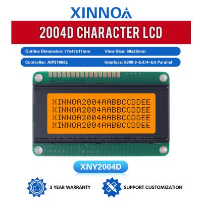 China 2004D 20x4 Character LCD Module 77x47mm ST7066U 16PIN Interface COB Display for sale