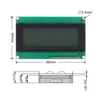 China 2004K 20x4 Character LCD Display Module 5V ST7066U COB 98x60x13.4mm for sale