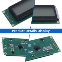 China 2402A 2x24 COB LCD Module 118x36mm ST7066U Controller Customizable Gray Film for sale