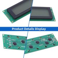 China Gray Film 4004A2 LED LCD Module 4x40 190x54mm 16PIN Interface ST7066U Display Screen for sale
