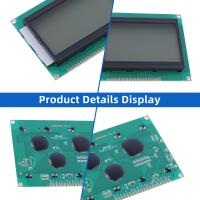 China Owen 12864-21M 128x64 LCD Module ST7920 Controller 3.3V 5V Serial Port 93x70x12.5mm for sale