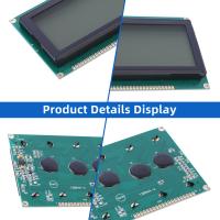 China Grey Film 12864A-A Working Temperature LCB Graphic STN LCD Display Module SBN0064 Controller for sale