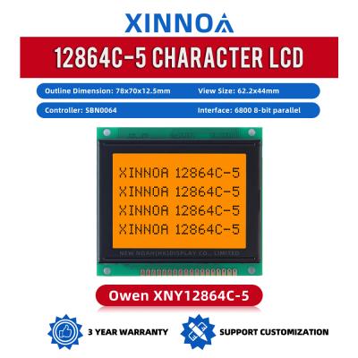China Owen 12864C-5 128x64 COB LCD Display Module 78x70mm SBN0064 18PIN Parallel for sale