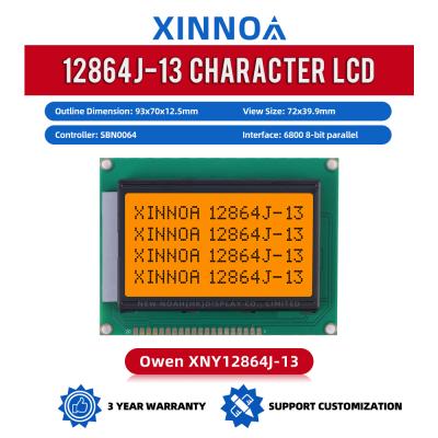 China Grey Film 12864J-13 128*64 Graphic Dot Matrix Module Controller SBN0064 With Multiple Languages for sale
