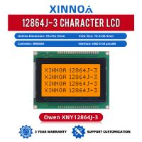 China Owen 12864J-3 Graphic LCD Display Module 128x64 STN COB 5V SBN0064 Parallel 93x70x13mm for sale