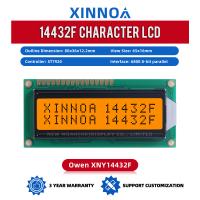 China Grey Film 14432F Supports 3.3V And 5V Optional Parallel Graphic LCD Module Display Screen for sale