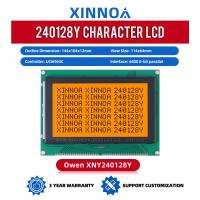 China Owen 240128Y 144x104x12mm COB LCD Module with UCI6963C Controller 240x128 Resolution for sale