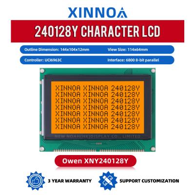 China Owen 240128Y 144x104x12mm COB LCD Module with UCI6963C Controller 240x128 Resolution for sale