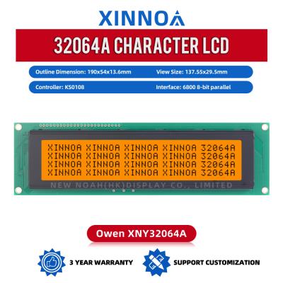 China Industrial 32064A LCD Display Module 190x54x13.6mm KS0108 Controller 5V COB for sale
