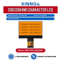 China 12864 COG Graphic LCD Module ST7567A 3.3V Serial Port 72x53mm Grey Film Display for sale