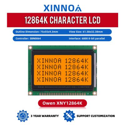 China Owen 12864K 128x64 LCD Module 75x55x9.3mm COB Display SBN0064 Parallel Port for Arduino for sale