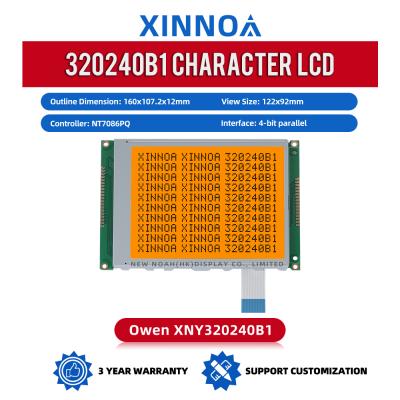 China Owen 320240B1 Graphic LCD Display Module 320x240 COB NT7086PQ Controller 160x107mm for sale