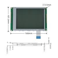 China Owen 320240B1 Graphic LCD Display Module 320x240 COB NT7086PQ Controller 160x107mm for sale