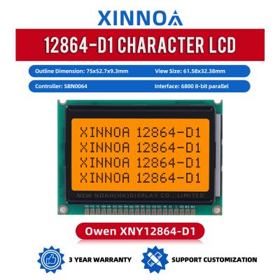 China Grey Film LCD12864-D1 Low-Power LCD Display LCM Module Controller SBN0064 for sale
