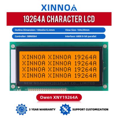 China Grey Film Graphic LCD Display Module 19264A 192x64 COB 130x65x12.4mm for sale