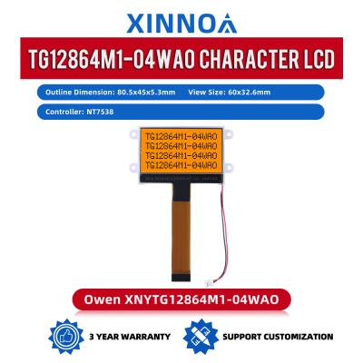 China Owen TG12864M1-04WAO 128x64 COB LCD Display Module 80.5x45x5.3mm NT7538 Controller for sale
