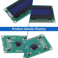 China Persian Blue Film White Letters 1602A ST7066 Multi Language Module COB LCD Module for sale