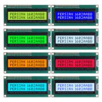 China Persian Blue Film White Letters 1602A ST7066 Multi Language Module COB LCD Module for sale