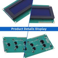China Persian Blue Film White Letters 2004A Interface Module LCD/LCM Display Screen for sale