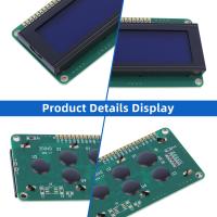 China Persian Blue Film White Letters 2004D Font Screen ST7066U Single Row Interface Module for sale