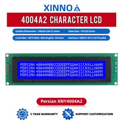 China Persian Blue Film White Letters 4004A2 LED LCD Module 4X40 Interface Module ST7066U for sale