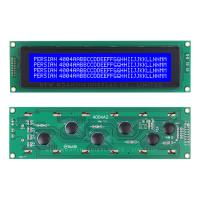 China Persian Blue Film White Letters 4004A2 LED LCD Module 4X40 Interface Module ST7066U for sale