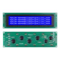China Persian 4004A3 40x4 Character LCD Module ST7066U Controller 190x54mm COB Blue Display for sale