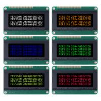 China Persian 2004D 20x4 Character LCD Module COB ST7066U 77x47x11mm Black Film Display for sale