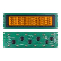 China Persian Gray Film 4004A3 Character Module 4X40 LED Backlight 4004 Character LCD Module for sale