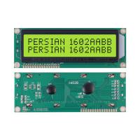China Persian 1602B 3.6 Inch Yellow Green Film COB LCD Display 122x43.69mm 16x2 Character for sale