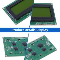 China Persian 1604A 16x04 Yellow Green Character LCD Module ST7066U 87x60x13mm for sale