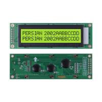China Persian Yellow Green Film 2002A ST7066U Dual Row Interface Display Screen for sale