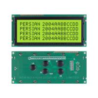 China Persian Yellow Green Film 2004C-3 Dot Matrix Screen Module Large Character Display Screen for sale