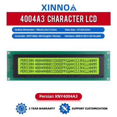 China Persian Yellow Green Film 4004A3 Character LCD Module Interface Module ST7066U LED Backlight for sale