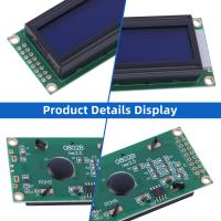 China Russian Blue Film 0802B 3.3V Character Dot Matrix Screen 8*2-Character LCD Screen COB LCD Module for sale
