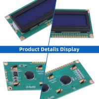 China Russian 1602A 3.3V LCD Display Module 16x02 80x36x11mm COB ST7066U Customizable for sale