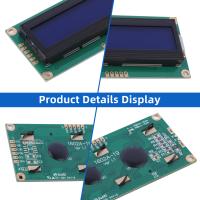 China Russian Blue Film White Letters 1602A-19 Character Display Screen AIP31068 Multi Language COB LCD Module for sale