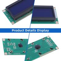 China Russian 1602B Blue Film White Letters LCD Display Module 122x43.69mm ST7066U for sale