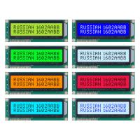 China Russian 1602B Blue Film White Letters LCD Display Module 122x43.69mm ST7066U for sale